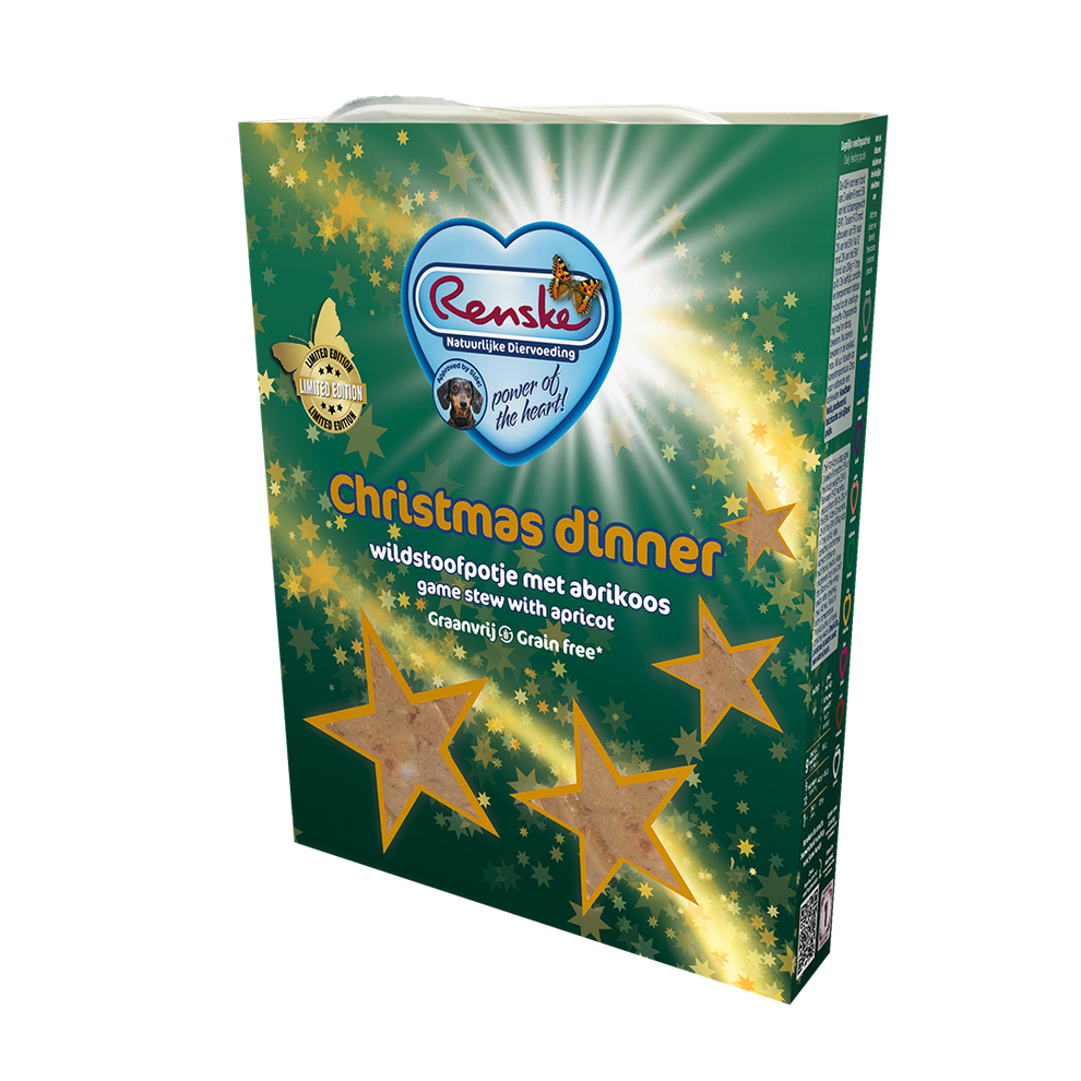 Renske Vers Gestoomd Kerstdiner voor de hond - Wildstoofpotje met Abri ...