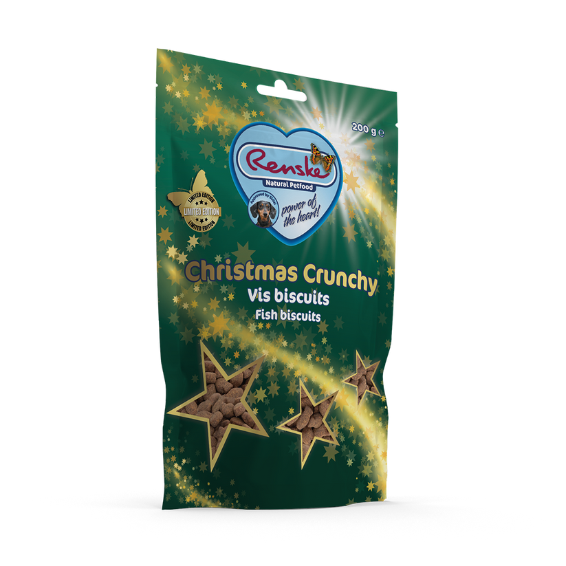 Renske Kerst Crunchy Vis Biscuits 200 gram --> HOND – Renske ...